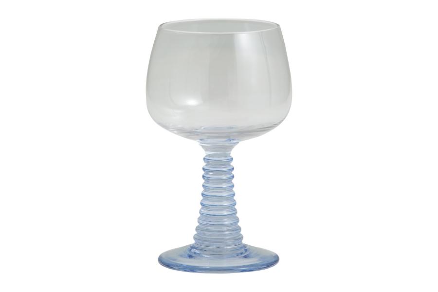 GORM wineglass, light blue stem